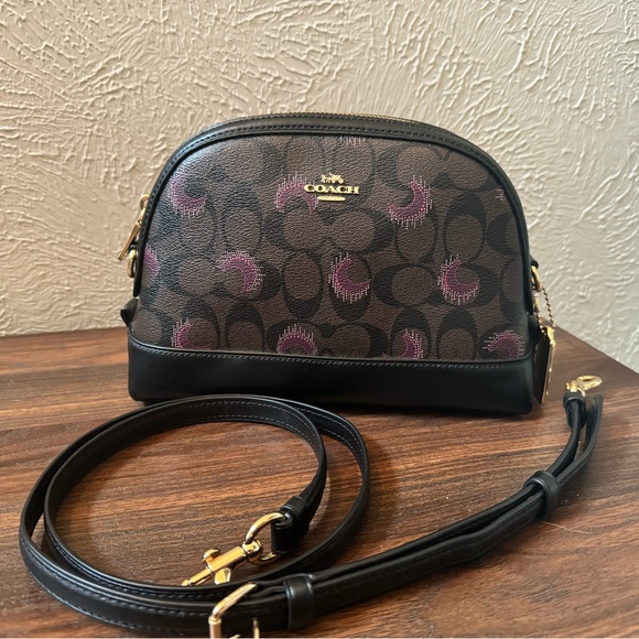 Coach | Bags | Like New Coach Dome Crossbody In Signature Canvas With ...